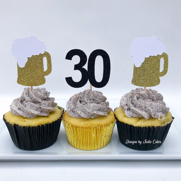 Beer Cake Topper - Etsy