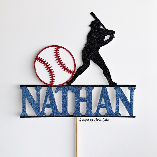 Baseball Cake Topper - Etsy