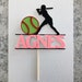 Softball Cake Topper | Softball Party | Sports Cake Topper | Sports ...