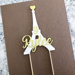 Paris Cake Topper | Paris Party | Eiffel Tower Cake Topper | French ...