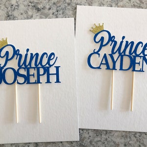 Prince Cake Topper Prince Party Decor Prince Party - Etsy