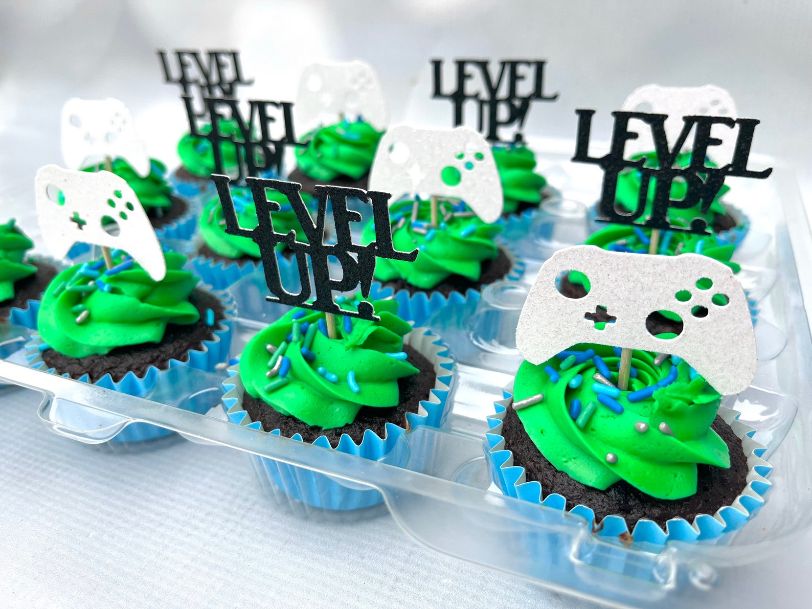 Video Game Party | Video Game Cupcake Toppers | Xbox Party | PS4 Party ...