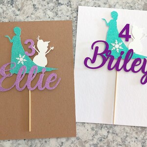 Elsa Cake Topper | Frozen Cake Topper | Elsa Topper | Frozen Party ...