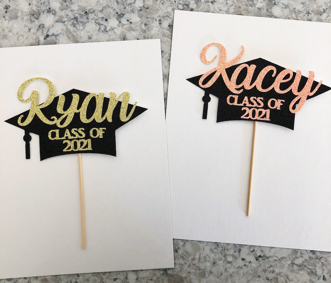 Graduation Topper Graduation Class of Topper Graduation | Etsy