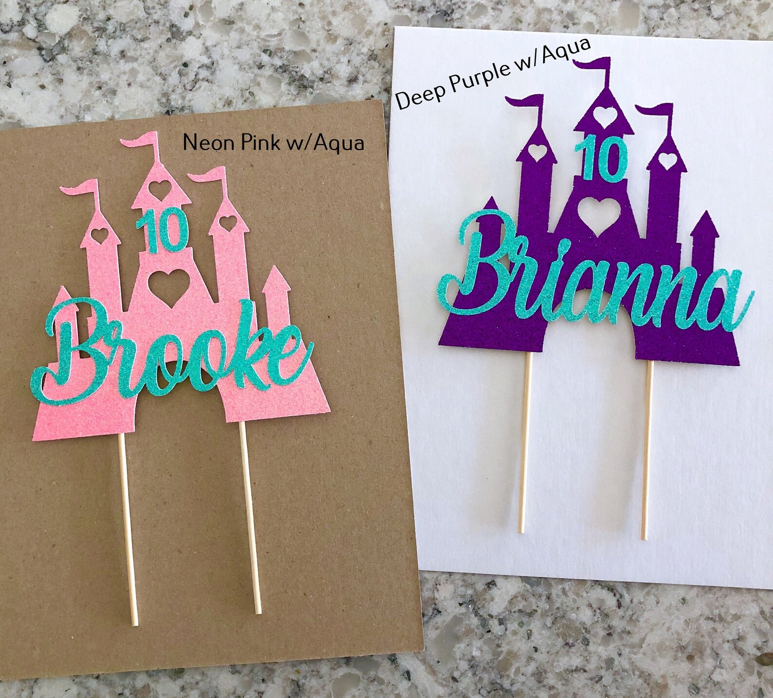 Princess Cake Topper Princess Party Decor Princess Party Disney ...