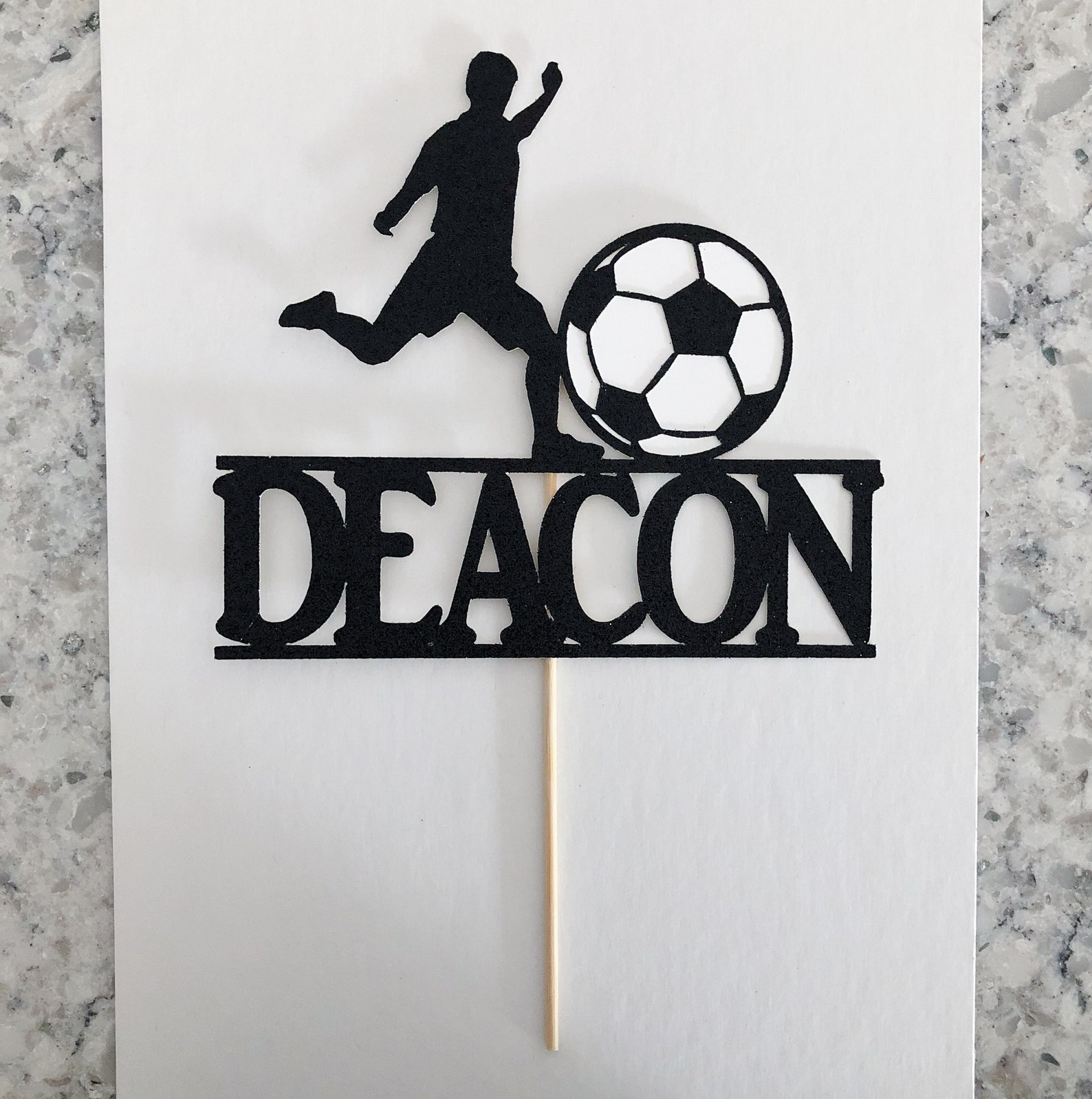 Sports Cake Topper Soccer Cake Topper Soccer Party - Etsy