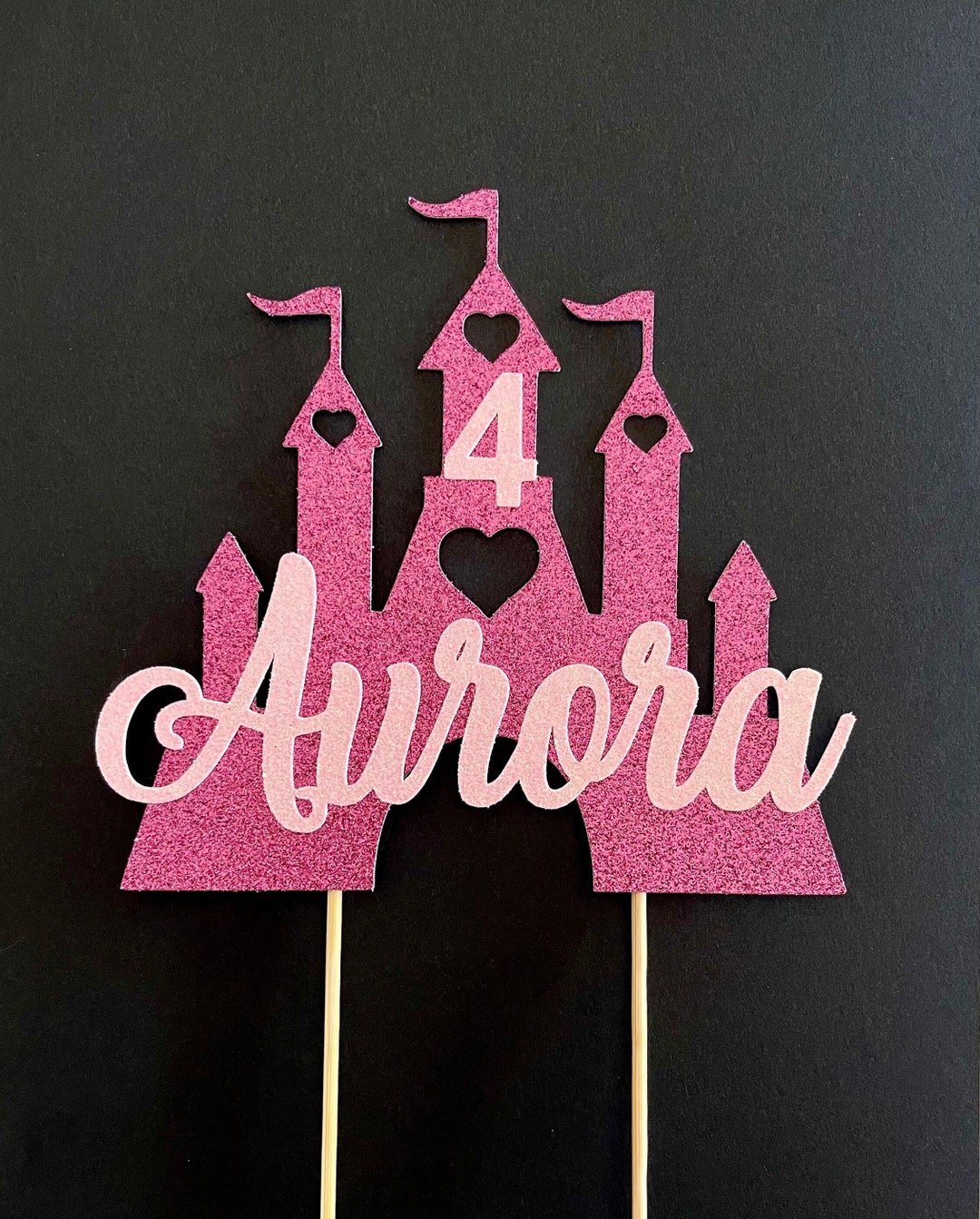 Princess Cake Topper Princess Party Decor Princess Party Disney ...