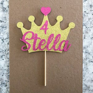 Princess Cake Topper | Princess Party Decor | Princess Party | Princess ...