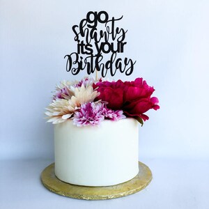 Happy Birthday Cake Topper | Glitter Cake Topper | Birthday Party Decor ...