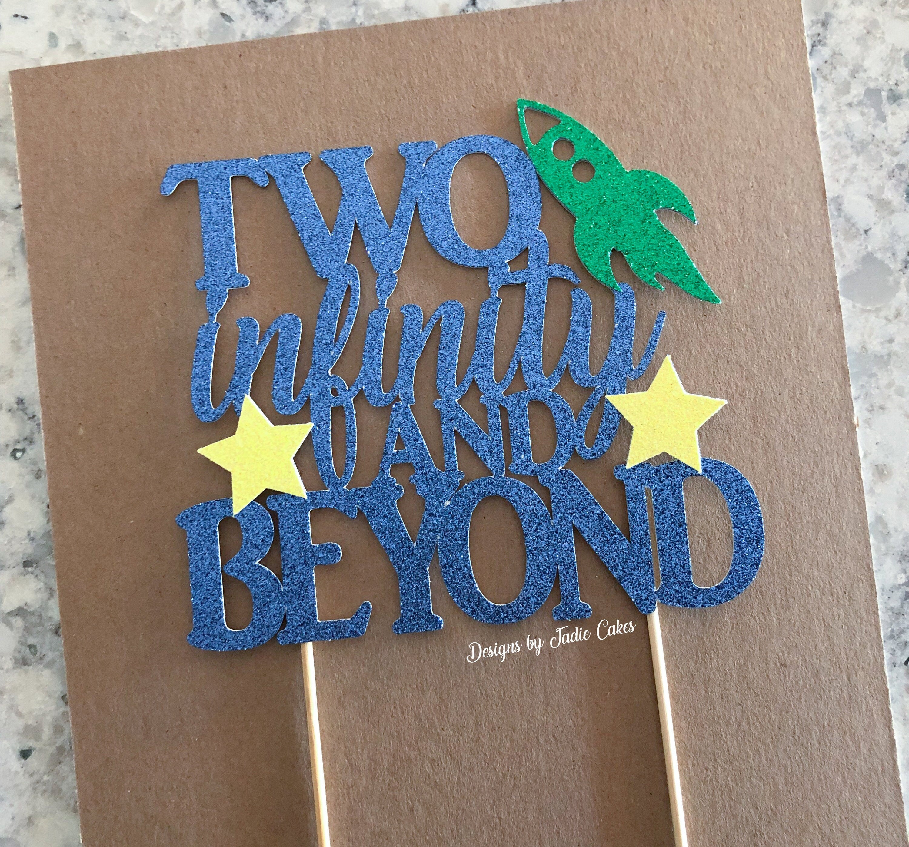 Two Infinity and Beyond Cake Topper Two Infinity and Beyond | Etsy