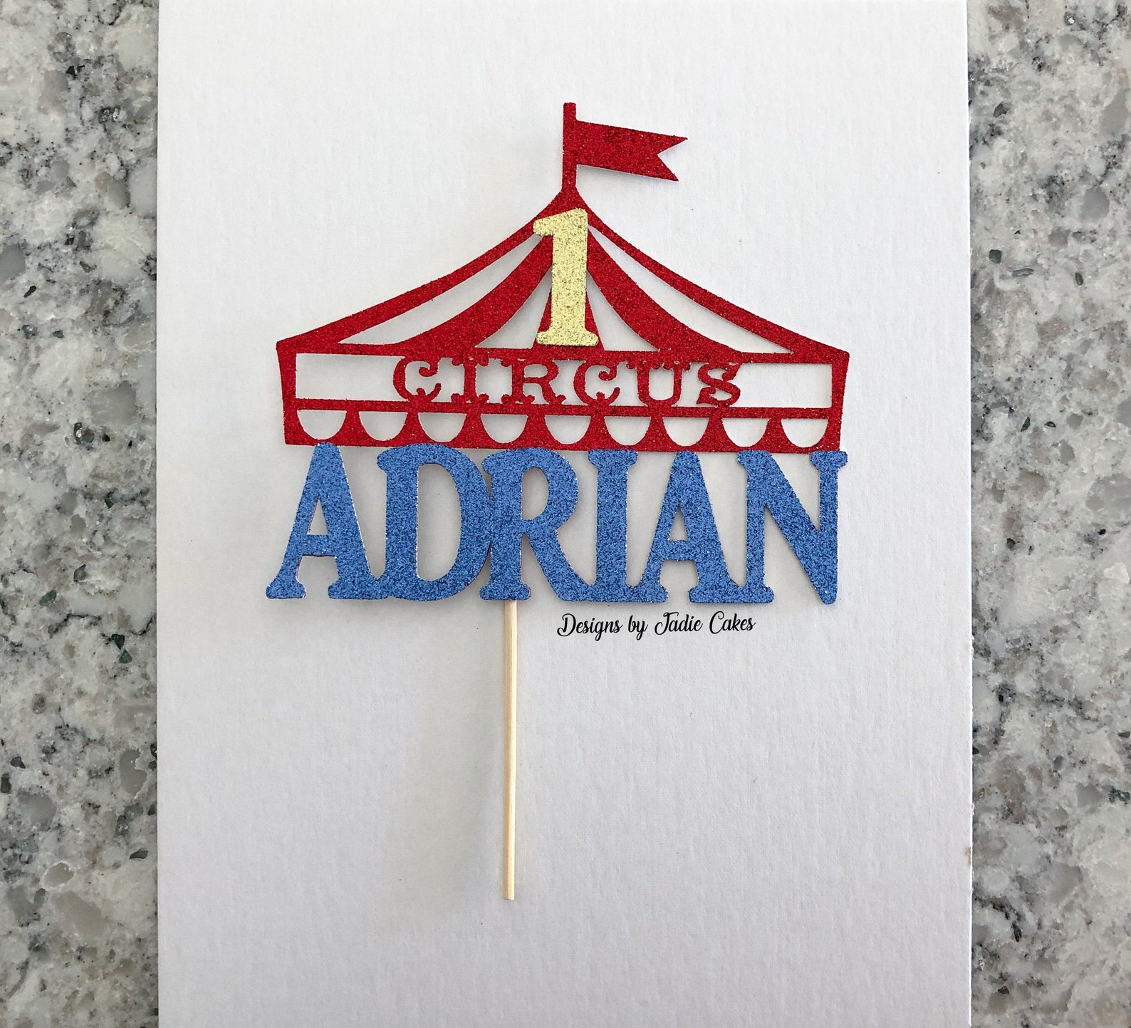 Circus Cake Topper Carnival Cake Topper Circus Party | Etsy