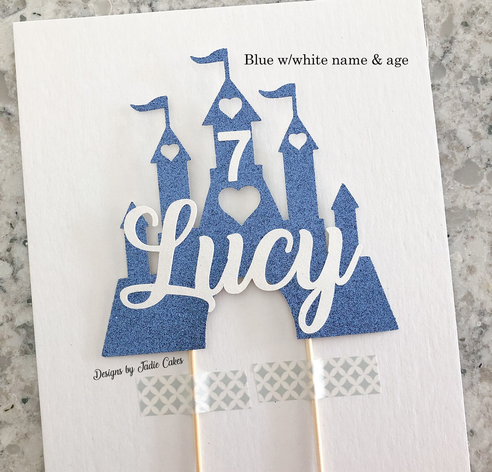 Princess Cake Topper Princess Party Decor Princess Party Disney ...