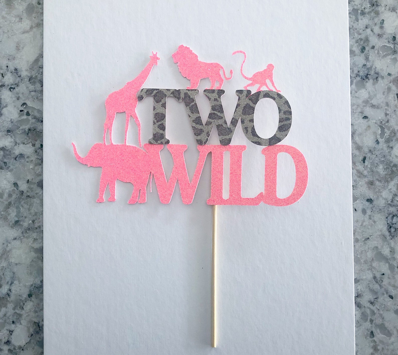 Safari Cake Topper Jungle Cake Topper Animal Topper Wild - Etsy