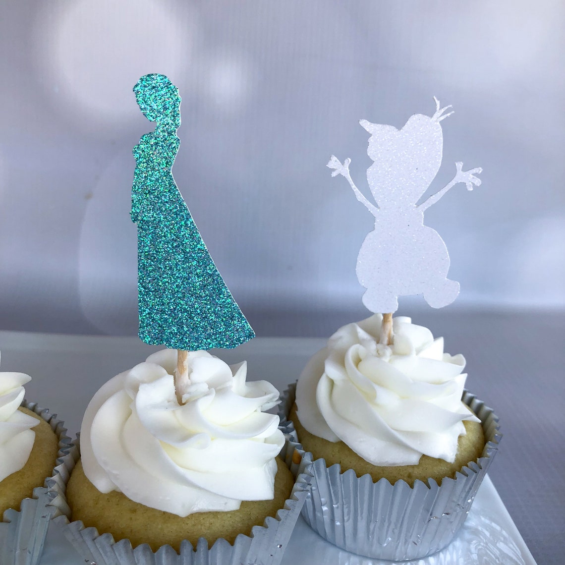 Frozen Cupcake Topper Elsa Topper Frozen Party Elsa - Etsy