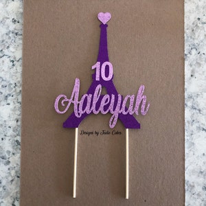 Paris Cake Topper | Paris Party | Eiffel Tower Cake Topper | French ...