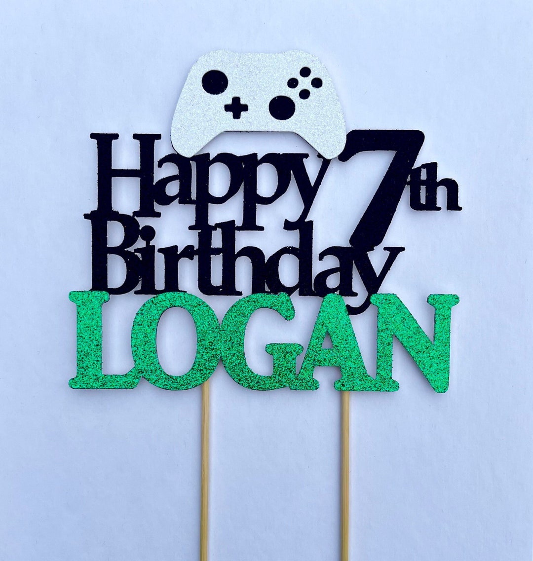 Video Game Party Video Game Cake Topper Xbox Party PS4 Party Video Game ...
