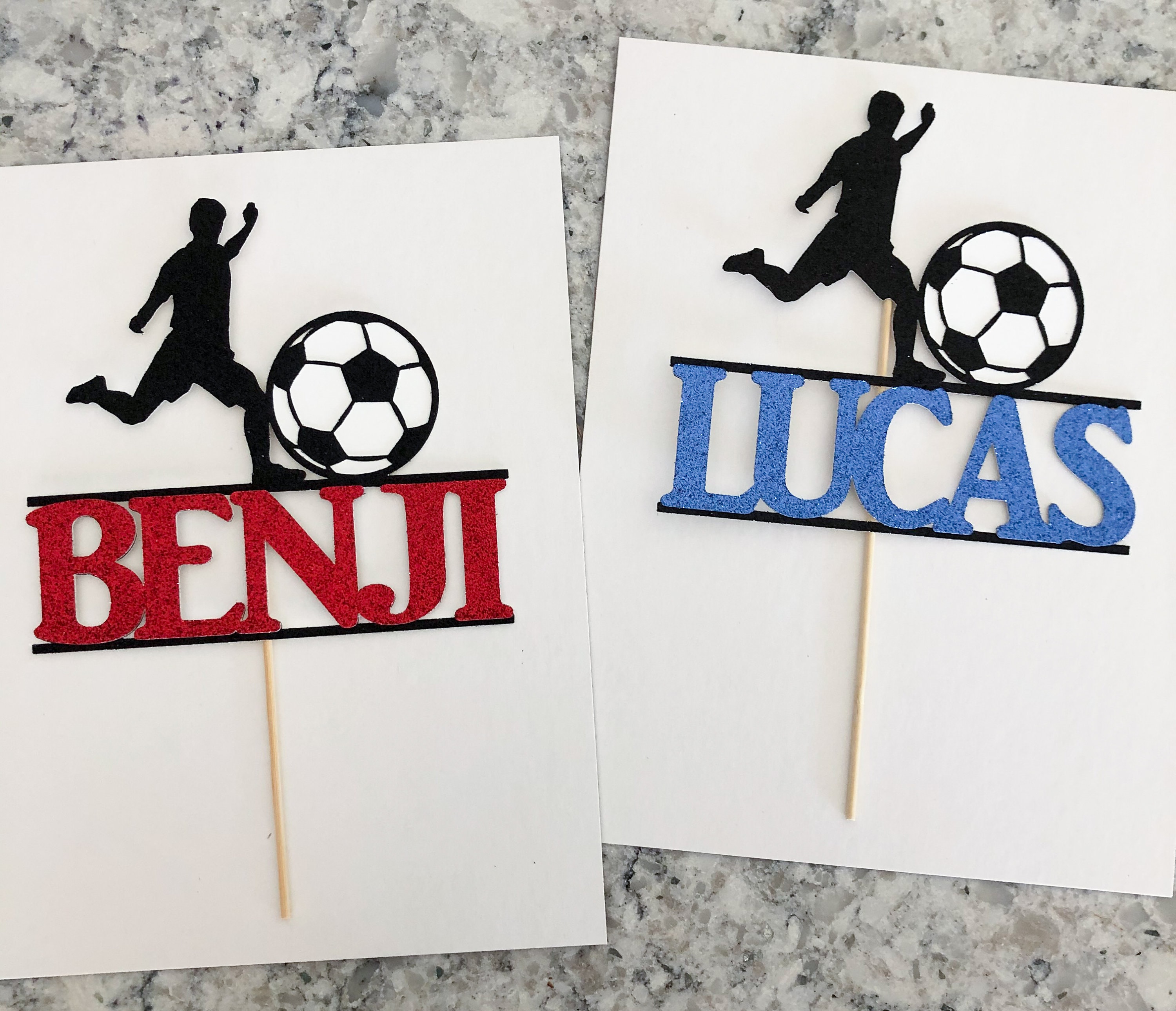 Sports Cake Topper Soccer Cake Topper Soccer Party - Etsy