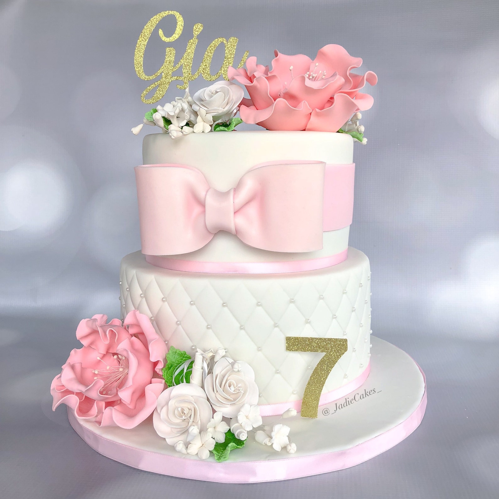 Name Cake Topper | Script Cake Topper | Glitter Cake Topper | Birthday ...