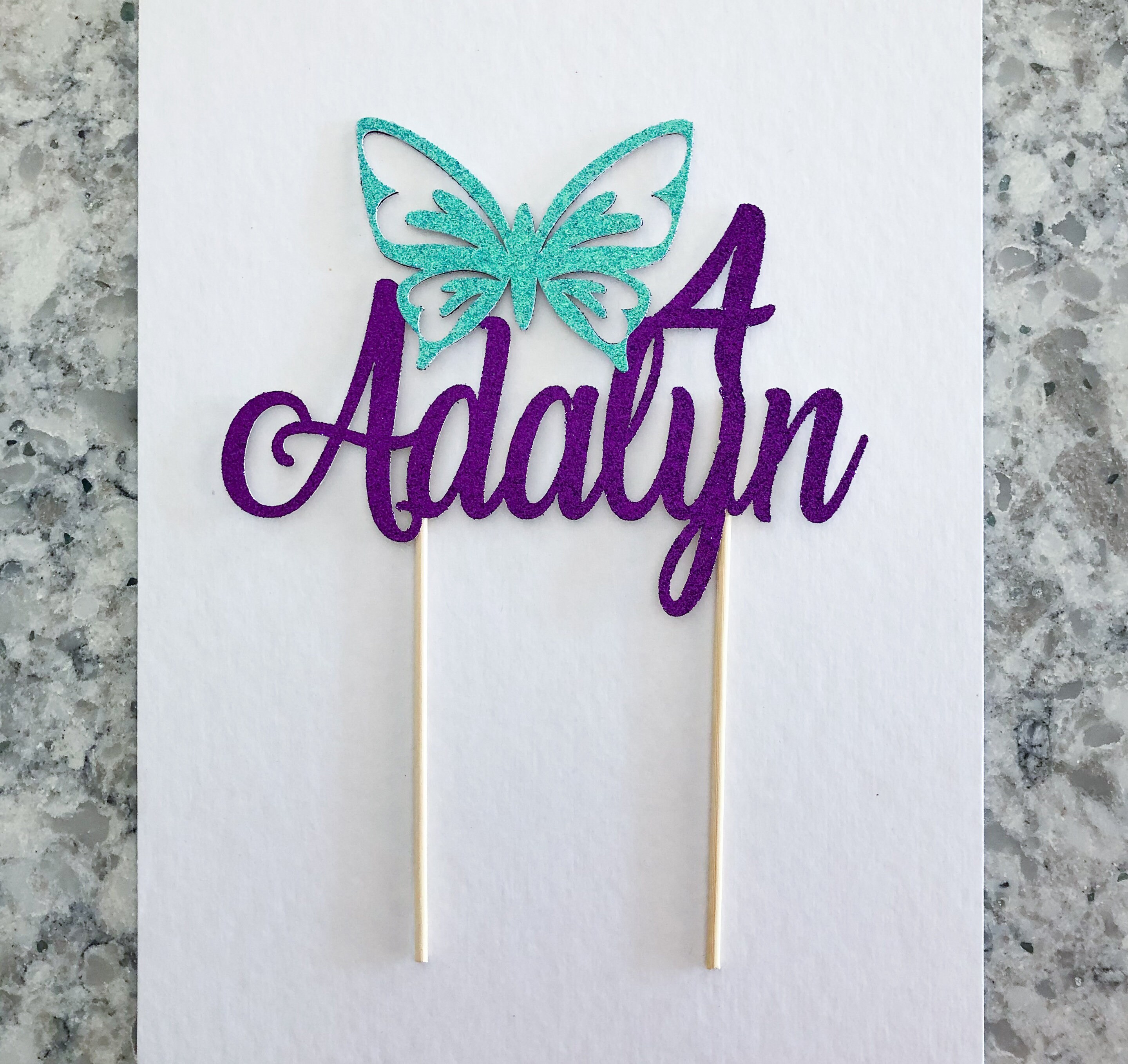 Butterfly Cake Topper Butterfly Party First Birthday Cake | Etsy