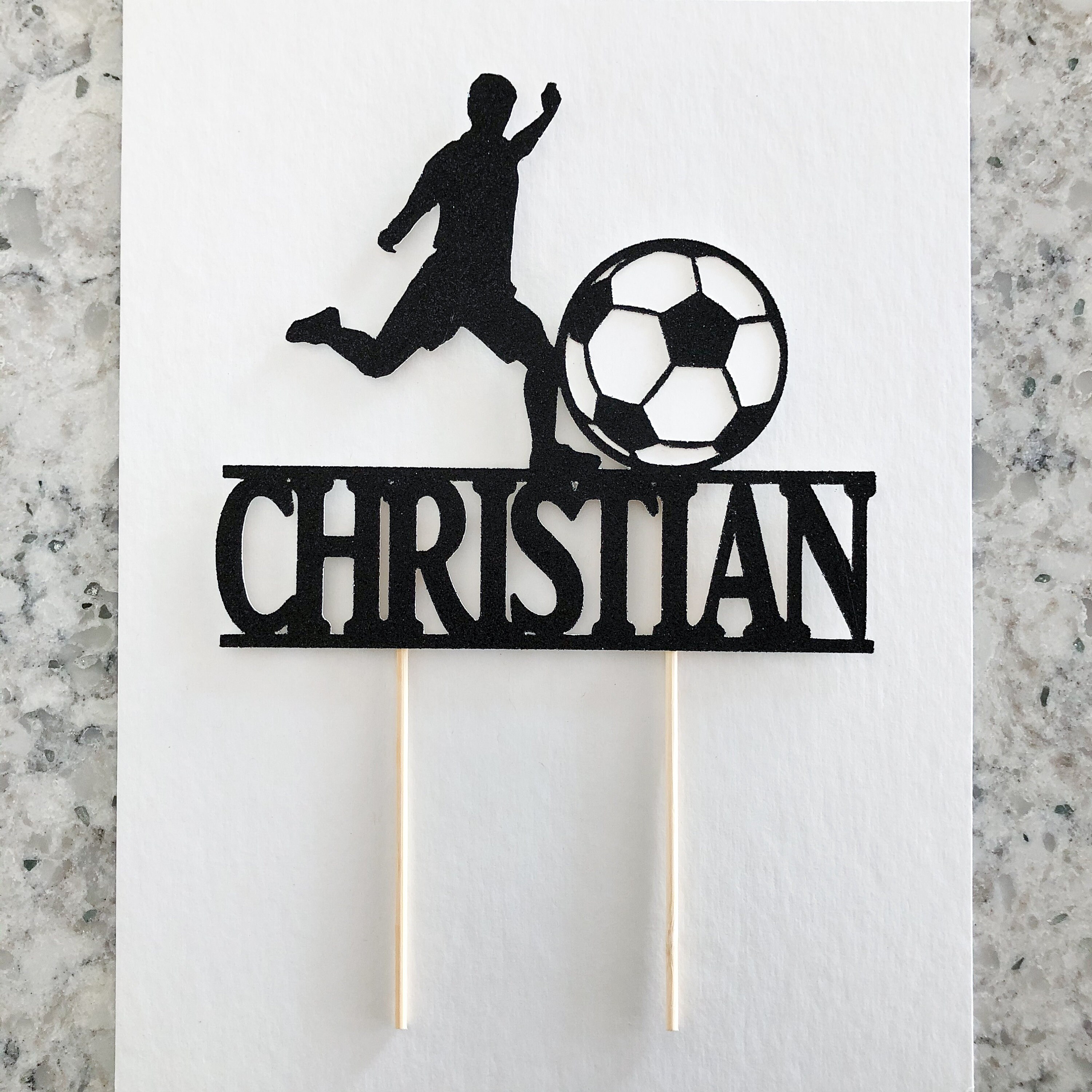 Sports Cake Topper Soccer Cake Topper Soccer Party - Etsy
