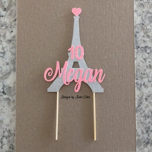 Paris Cake Topper | Paris Party | Eiffel Tower Cake Topper | French ...