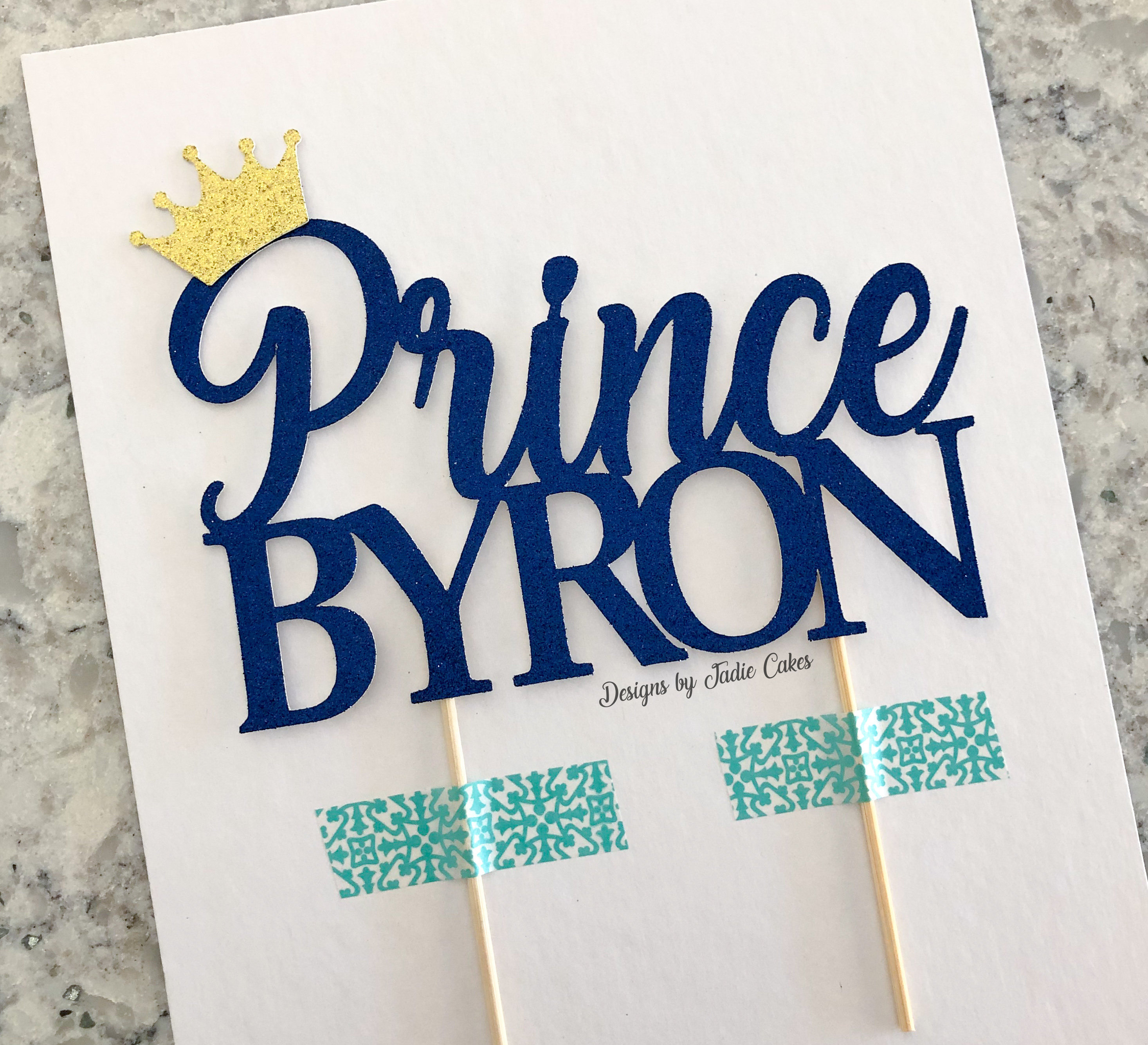 Prince Cake Topper Prince Party Decor Prince Party - Etsy