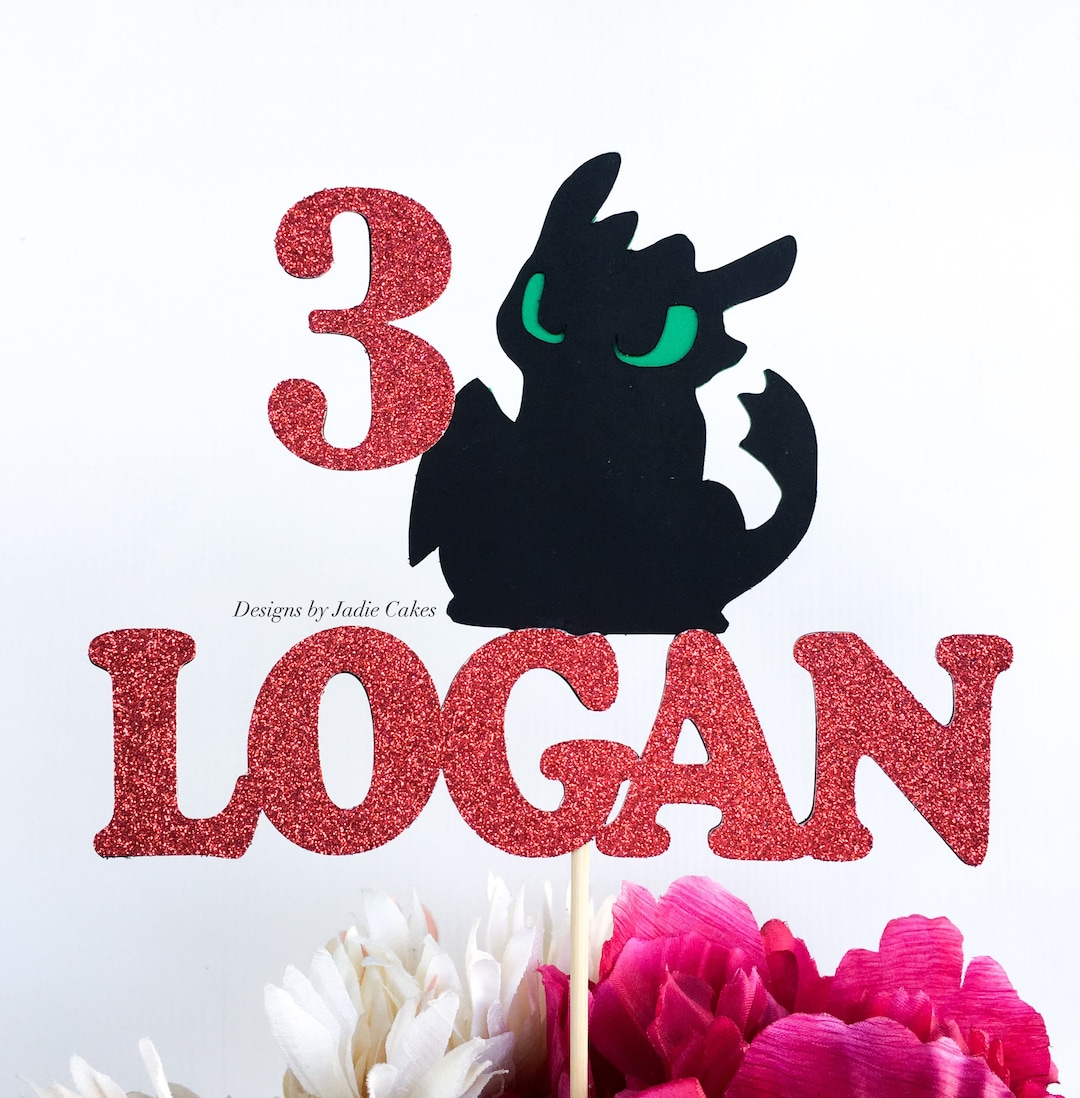 Dragon Cake Topper | Train Your Dragon Party | Train Your Dragon ...