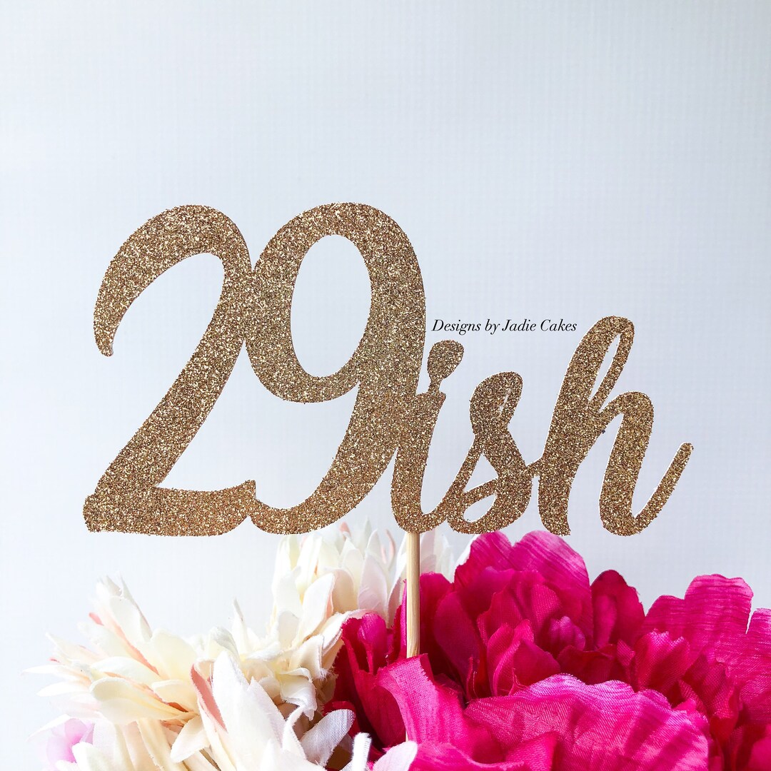 Thirty Cake Topper Thirty 30 Cake Topper Number Cake - Etsy