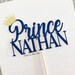 Prince Cake Topper Prince Party Decor Prince Party - Etsy