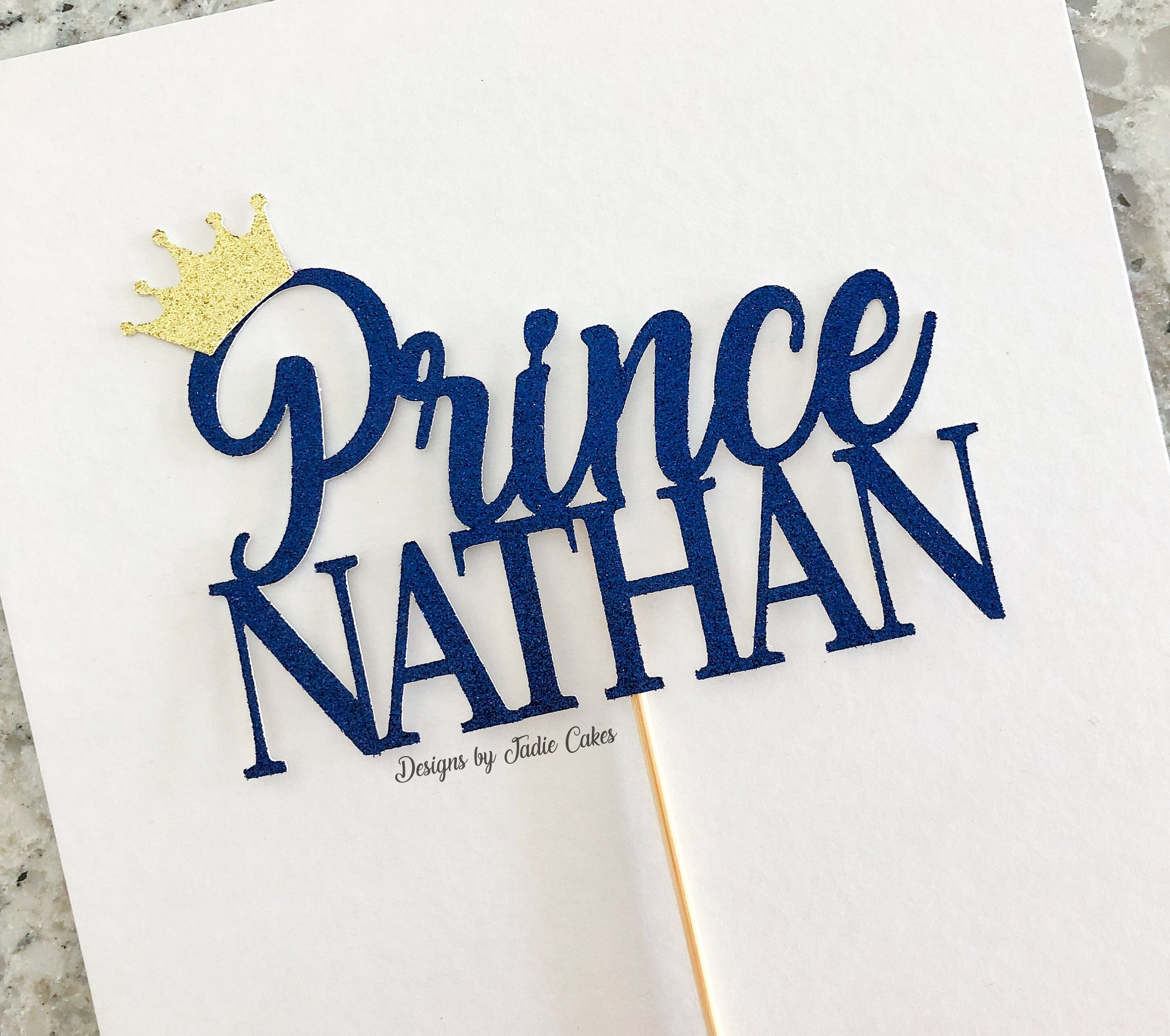 Prince Cake Topper Prince Party Decor Prince Party - Etsy