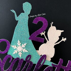 Elsa Cake Topper | Frozen Cake Topper | Elsa Topper | Frozen Party ...