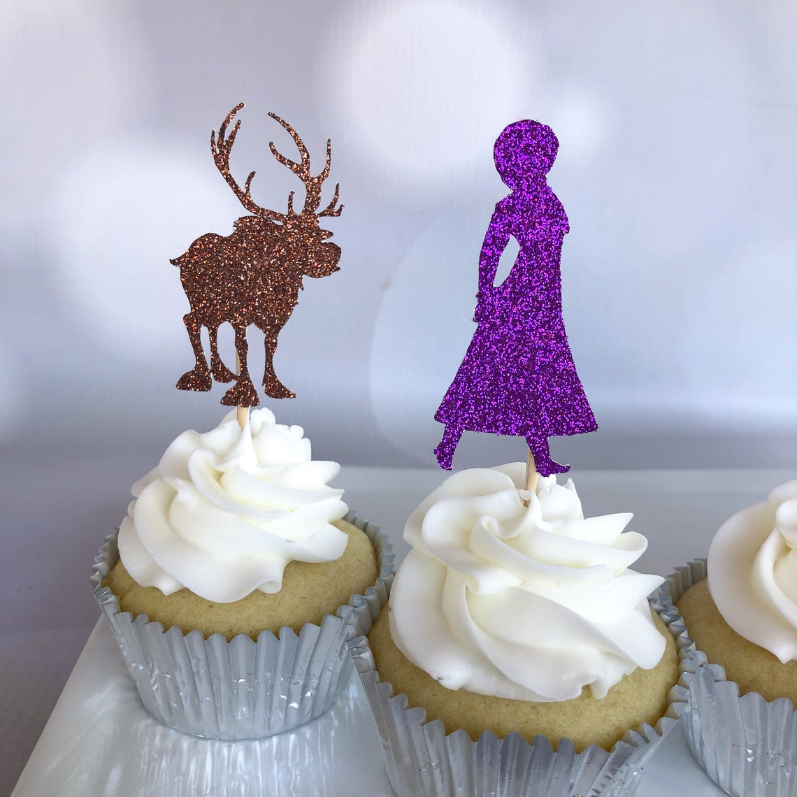 Frozen Cupcake Topper Elsa Topper Frozen Party Elsa - Etsy