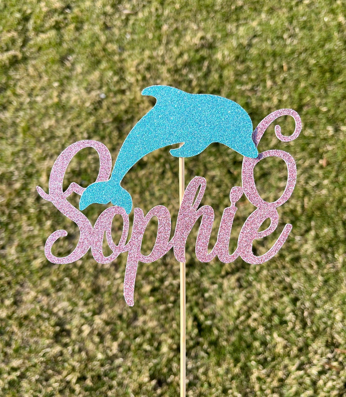 Dolphin Cake Topper Dolphin Theme Ocean Cake Topper - Etsy