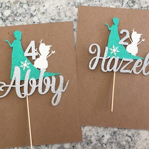 Elsa Cake Topper Frozen Cake Topper Elsa Topper Frozen - Etsy