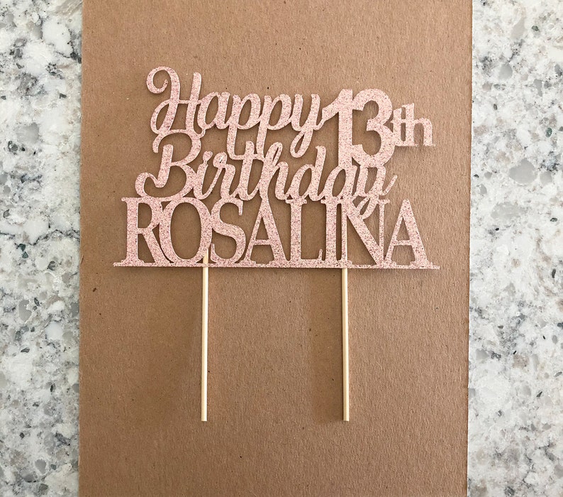 Happy Birthday Topper | First Birthday Cake Topper | Happy Birthday ...