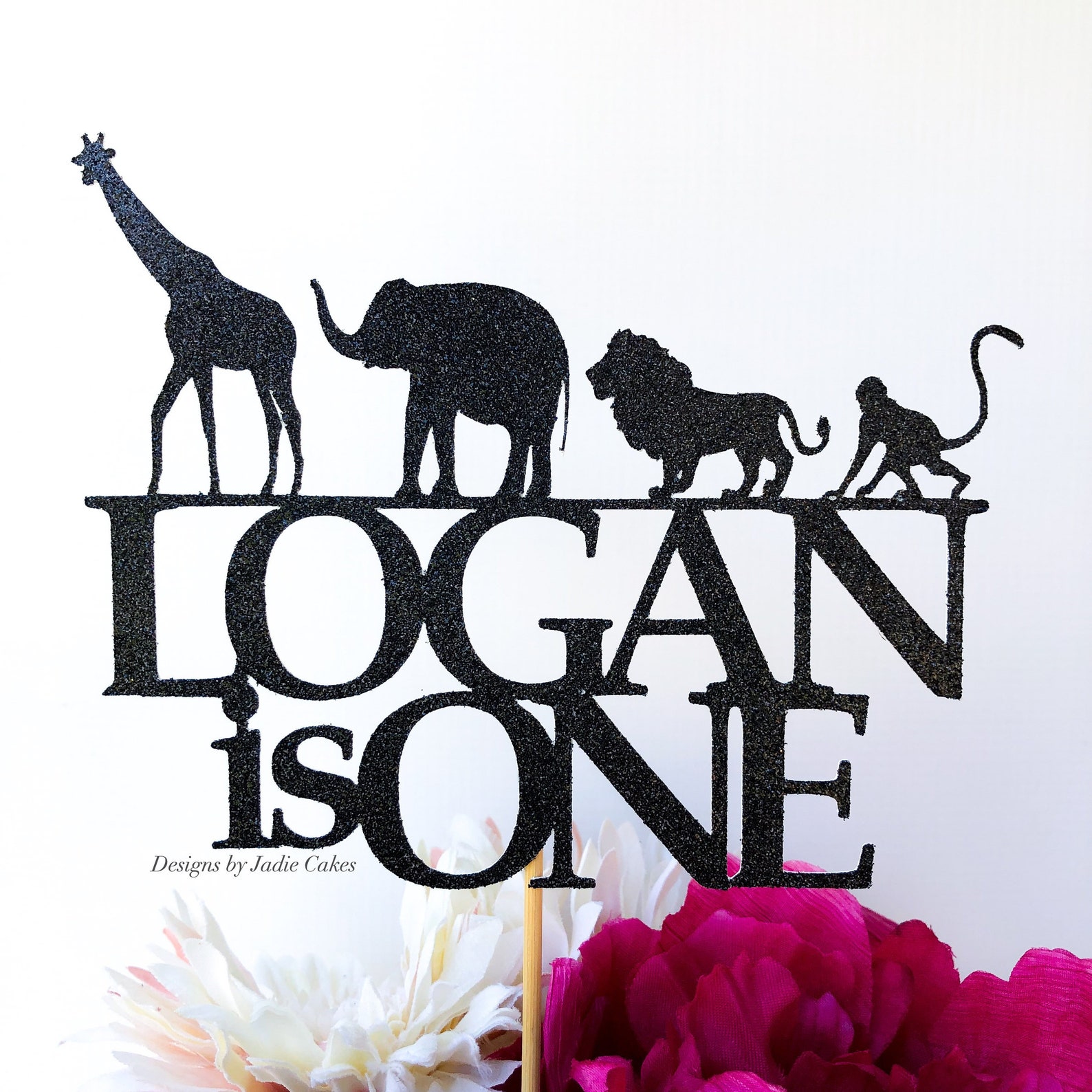 Safari Cake Topper Jungle Cake Topper Animal Topper Wild - Etsy