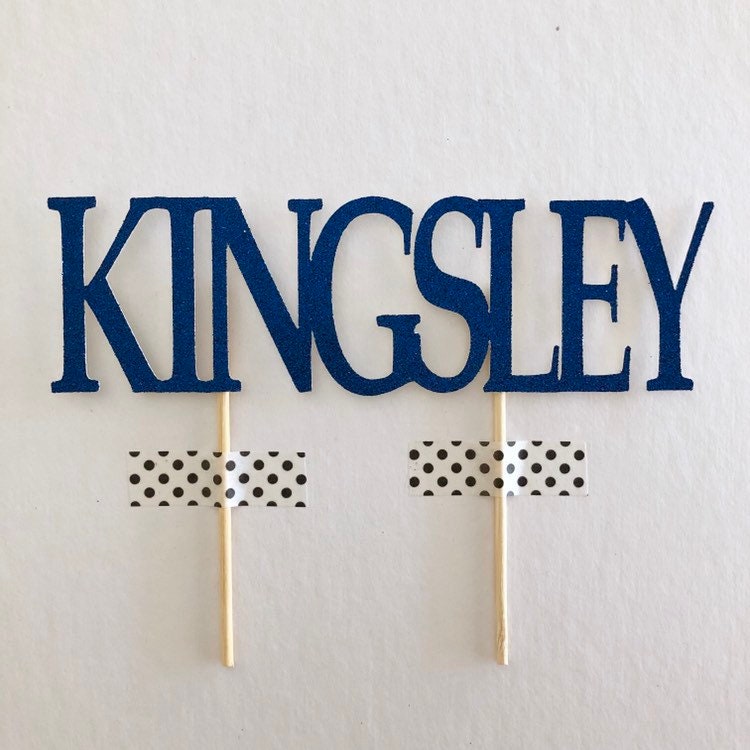 Name Cake Topper | Glitter Cake Topper | Gold Cake Topper | Birthday ...