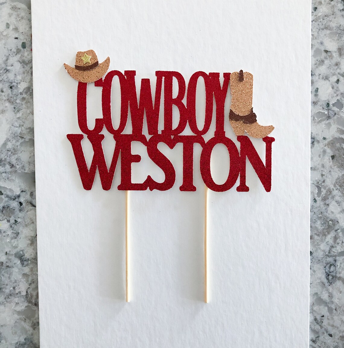 Cowboy Cake Topper Cowboy Birthday Cowboy Party Cowboy - Etsy