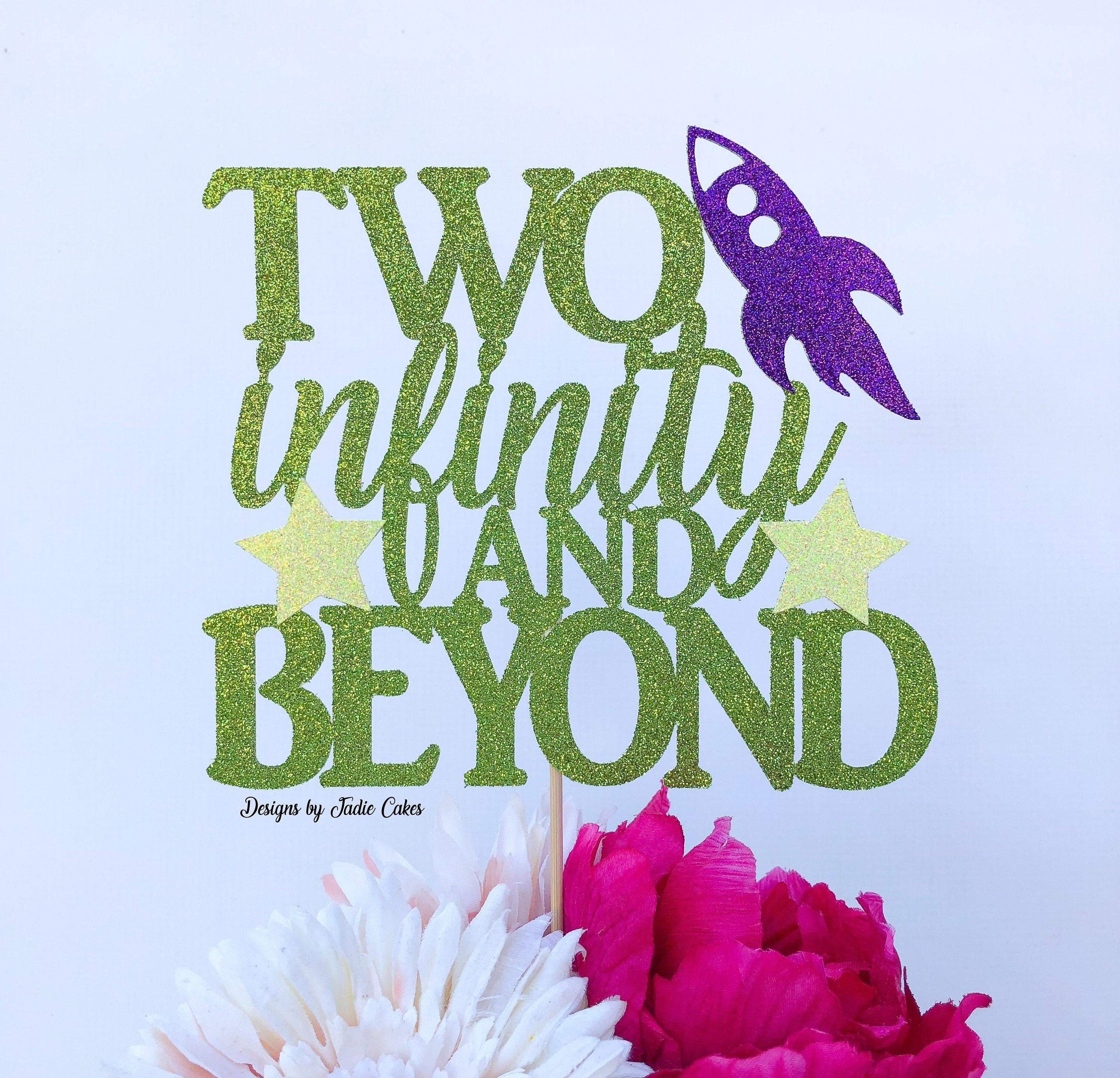 Two infinity and beyond cake topper Two infinity and beyond | Etsy