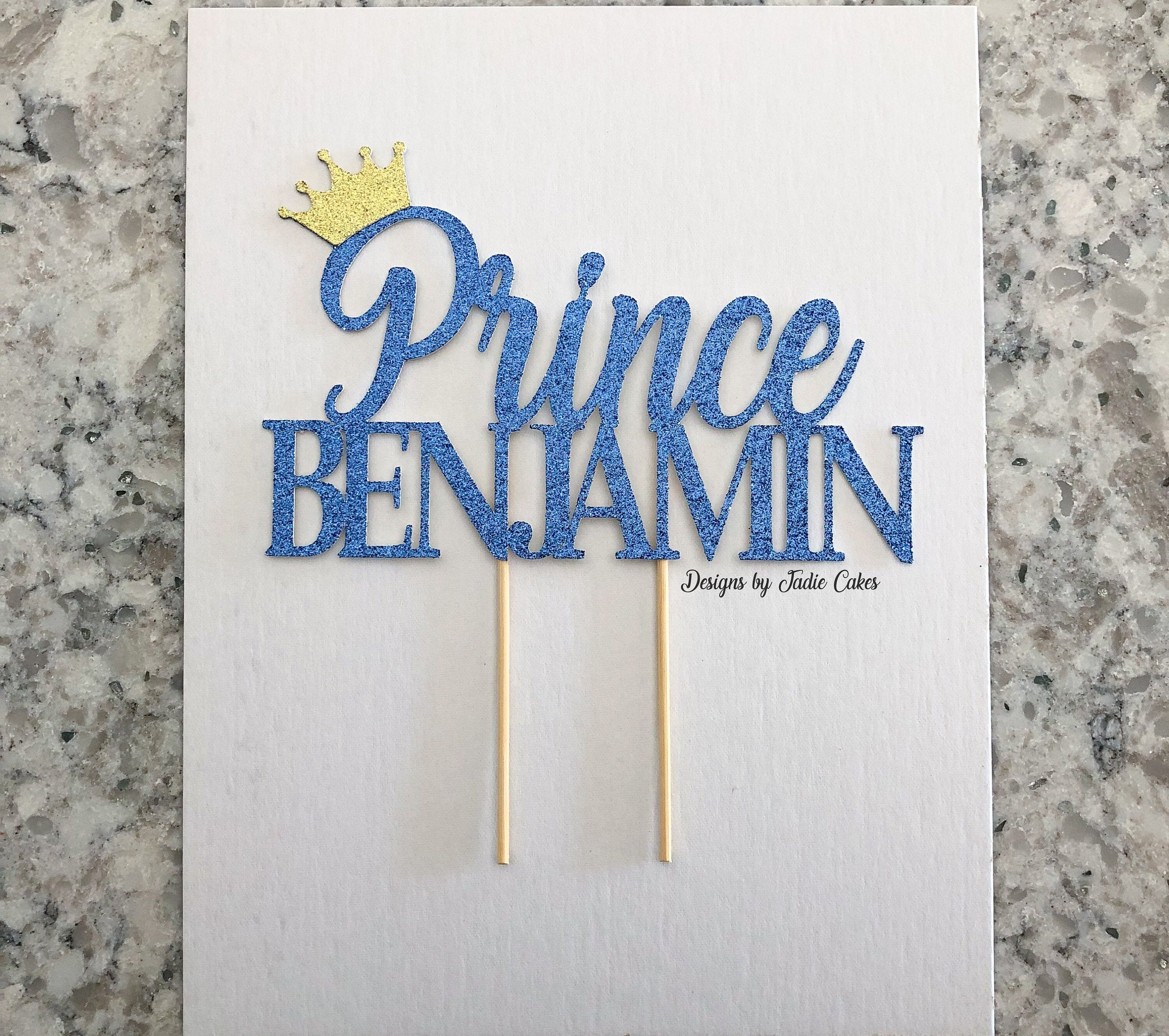 Prince Cake Topper Prince Party Decor Prince Party - Etsy