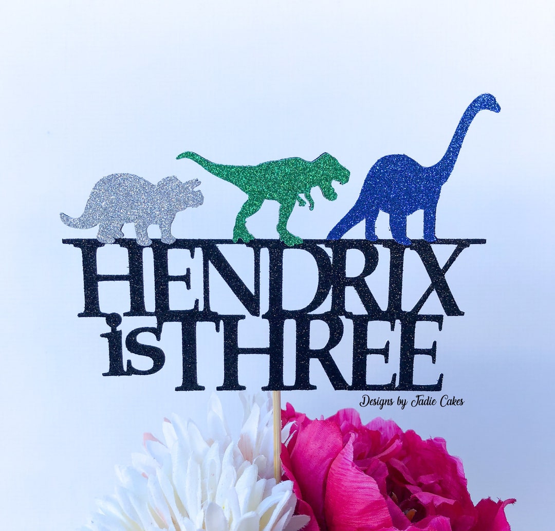 Dinosaur Topper Dinosaur Party Dinosaur Decor Dinosaur Cake Topper Trex ...