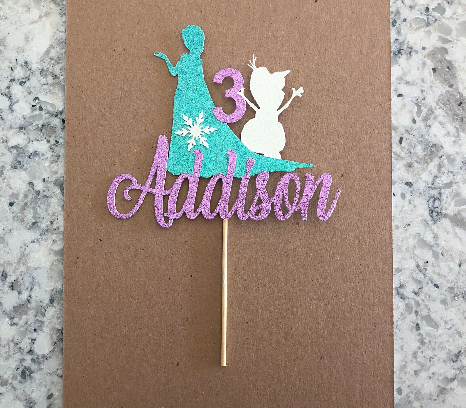 Elsa Cake Topper Frozen Cake Topper Elsa Topper Frozen | Etsy