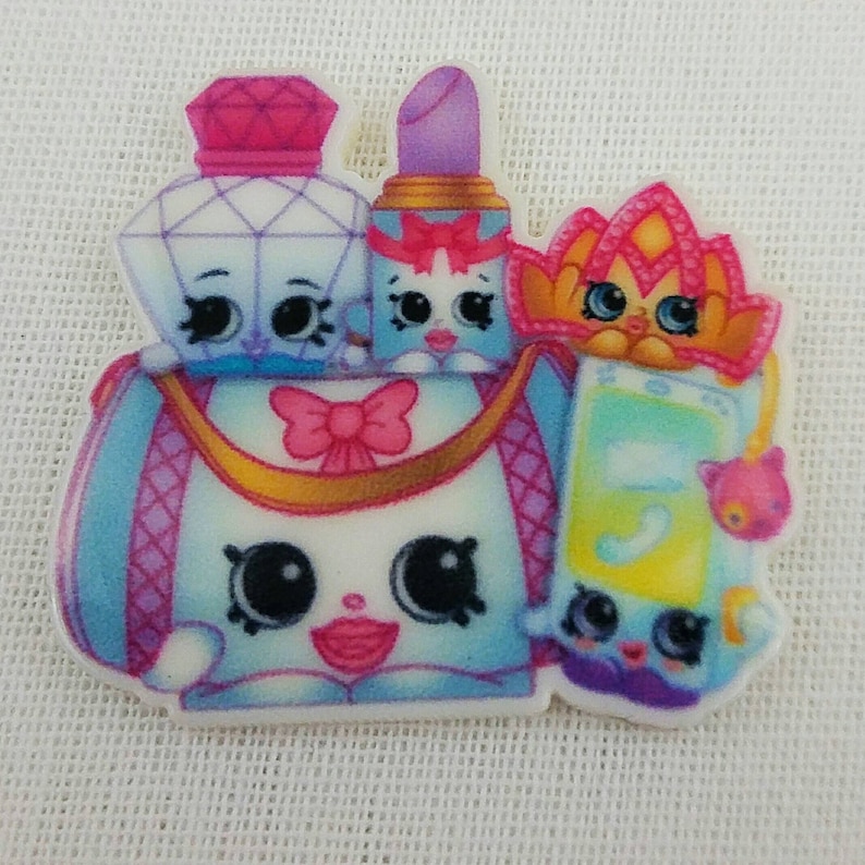 Baby Girl Decorated Printed Shopkins Boutique Bow Bundle Party - Etsy