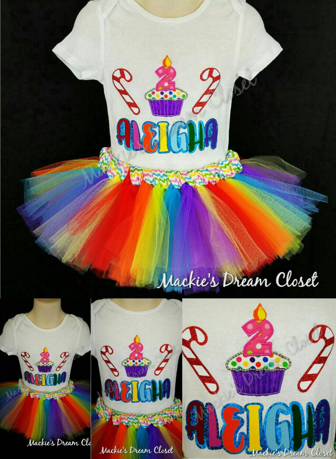 Candy Land Inspired Baby Girl Toddler Birthday Set Rainbow | Etsy