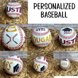 End of Season Gift - Custom Baseball for Senior Night & Graduation ...