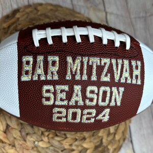 Personalized Embroidered Football Keepsake Ball Souvenir Graduation ...