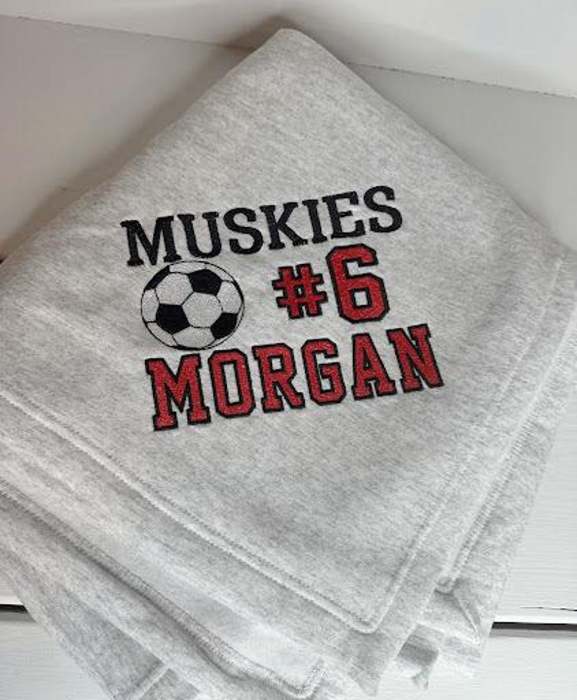 Personalized Stadium Blanket • Embroidered Football Blanket ...