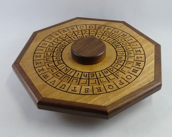 Puzzles Toys & Games Small Cipher Wheel Moon Glyphs and English etna.com.pe