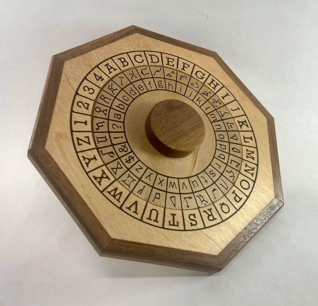 Cipher Wheel - Large - Constellation and English - Etsy