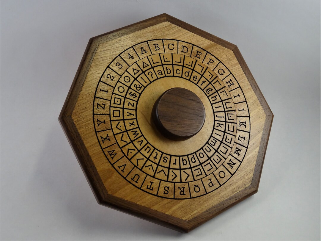 Cipher Wheel - Large - Symbol and English - Etsy